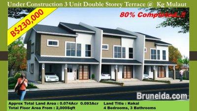 Under Construction 3 Unit Double Storey Terrace @ Kg Mulaut | Houses ...